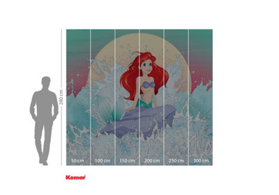 Disney Princess Ariel Rise Wall Mural, 2.8m x 3m