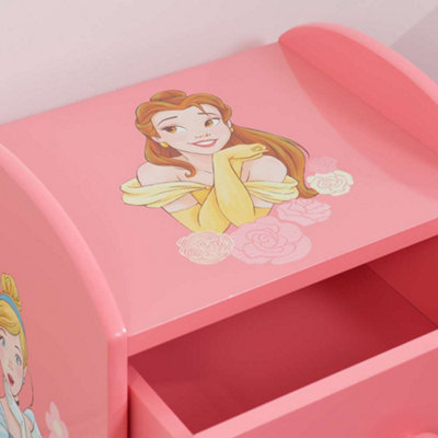 Disney Princess Bedside Table In Pink | DIY at B&Q