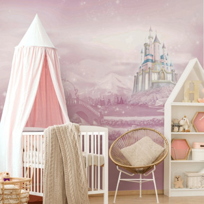 Disney Princess Castle Fixed Size Wall Mural
