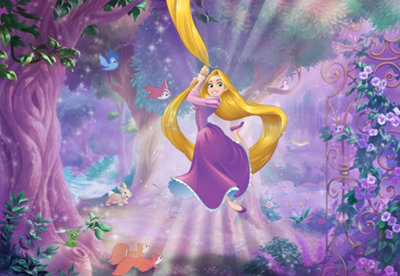 Disney Princess Rapunzel Wall Mural, 2.54m x 3.68m