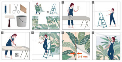 Disney Princess Rapunzel Wall Mural, 2.54m x 3.68m