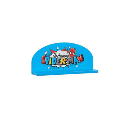 Disney Spider-man Shelf In Blue