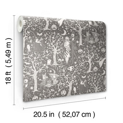 Disney Tim Burton's The Nightmare Before Christmas Grey Forest Peel ...