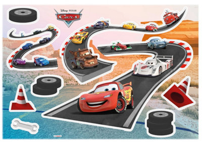 Disny Cars Track Self-Adhesive Wall Stickers