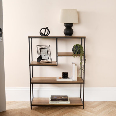 Display Unit Multi Tier Side Table Shelving Organiser Storage Home ...
