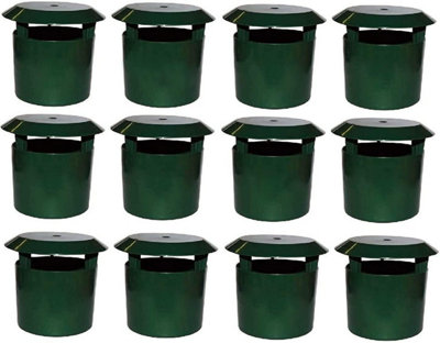 DIVCHI 12 X Slug Snail Safe Simple Easy Trap Traps No Chemicals Garden ...