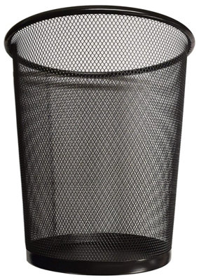 DIVCHI Circular Mesh Wastebasket Trash Can, Waste Basket Garbage Can ...