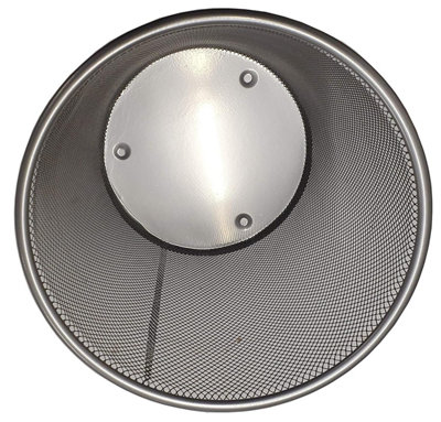 DIVCHI Circular Mesh Wastebasket Trash Can, Waste Basket Garbage Can ...