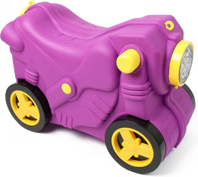 DIVCHI Kids Suitcase with Wheels Ride On, Carry On, Sit On Hand Luggage ...