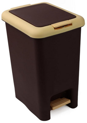 DIVCHI Kitchen Trash Can with Pedal - 7L Wastebasket for Home, Office ...