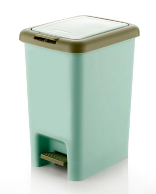 DIVCHI Kitchen Trash Can with Pedal - 7L Wastebasket for Home, Office ...