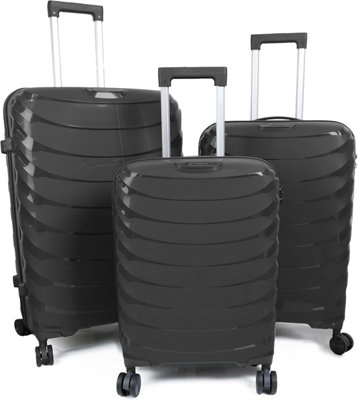 DIVCHI Luggage Sets 3 Piece Hard Shell Expandable Suitcases Lightweight ...