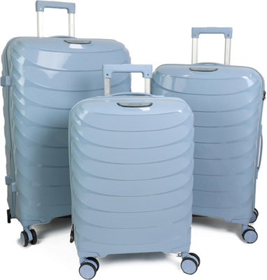 DIVCHI Luggage Sets 3 Piece Hard Shell Expandable Suitcases Lightweight ...