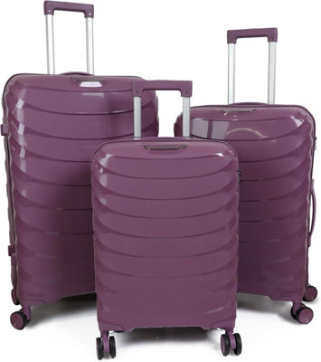 DIVCHI Luggage Sets 3 Piece Hard Shell Expandable Suitcases Lightweight ...