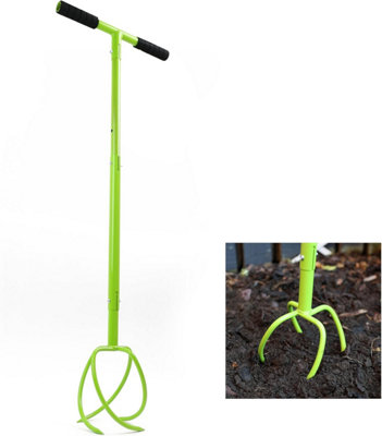 DIVCHI Twist Tiller, Manual Garden Claw Cultivator with Removable Big ...