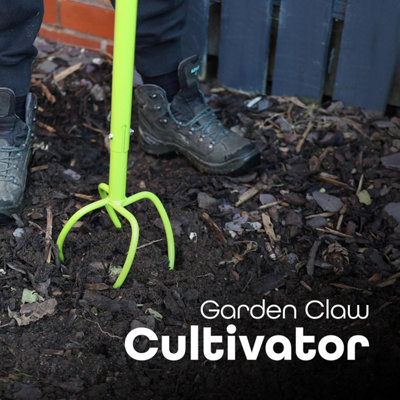 DIVCHI Twist Tiller, Manual Garden Claw Cultivator with Removable Big ...