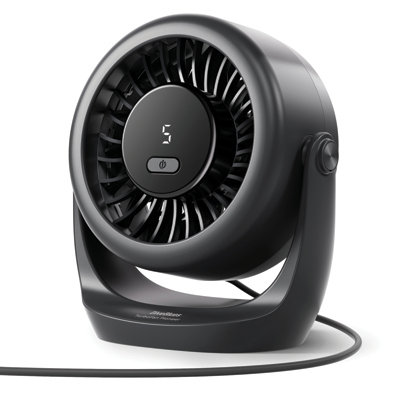 DiveBlues TurboBreeze USB Desktop Turbo Fan Black