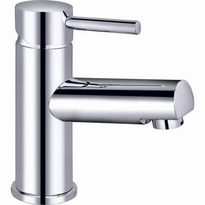 DIXON ROUND LEVER MONO BASIN MIXER TAP WITH WASTE
