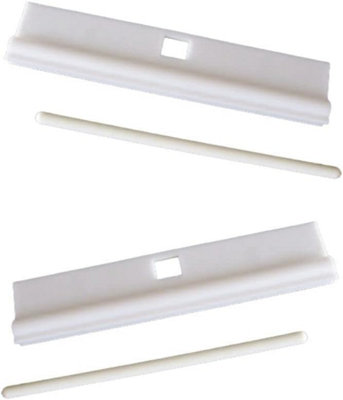 DIY Adjustable Vertical Blind Hanger 89mm Replacement White Hangers for Slats Louvre First ...