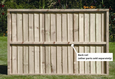 DIY Fencing Back Rail 1.830m (45x32mm) 5 Lengths In A Pack
