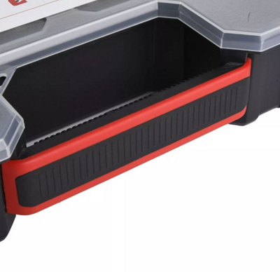 DIY Storage Carry Case Organiser Compartment Parts Screws Tool Box ...
