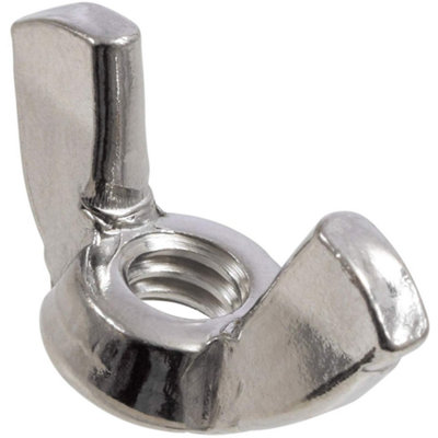 DIYUK M8 Wing Nuts ( Pack of: 20 ) DIN 315 (American) Zinc Plated | DIY ...