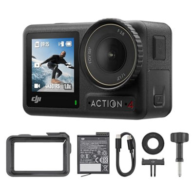 Dji Osmo Action 4 Essential Combo - 4 K / 120 fps Waterproof Camera ...
