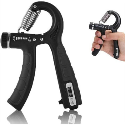 djustable Hand Grip Strengthener Wrist Forearm Gripper Power