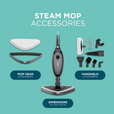 DMD 10-in-1 Multifunction Upright Steam Mop, Kills 99.9% of Bacteria ...