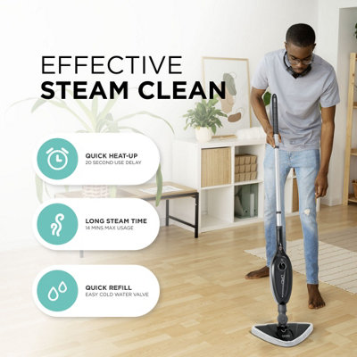 DMD 10-in-1 Multifunction Upright Steam Mop, Kills 99.9% of Bacteria ...