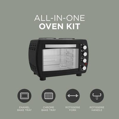 DMD 35L Mini Oven with Hot Plates, 100-250 Degree Temperature Control ...