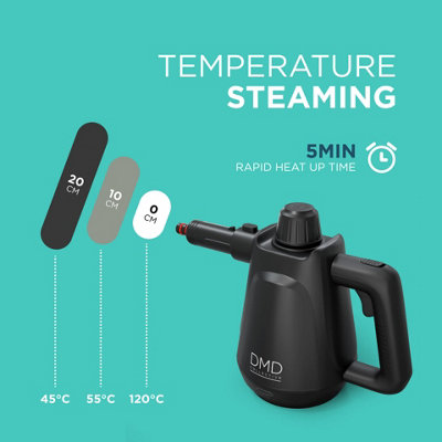 DMD 9-Piece Handheld Steam Cleaner Kit with Accessories, 450ml Tank For ...