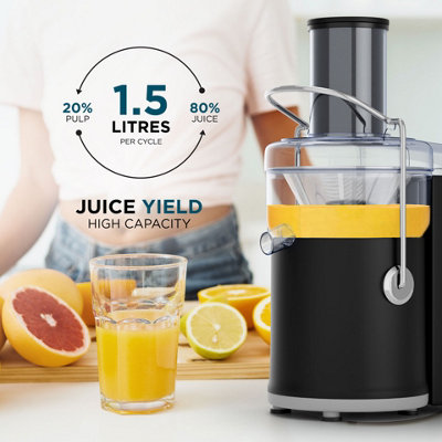 DMD Centrifugal Power Juicer, 2 Speed Whole Fruit and Vegetable Juice ...