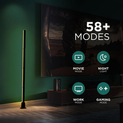 DMD Smart Corner Floor Lamp RGBIC 1.5m 16 million Colours Works with ...