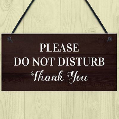 Do Not Disturb Sign Hotel Guest House Housekeeping Sign Hanging Door Plaque