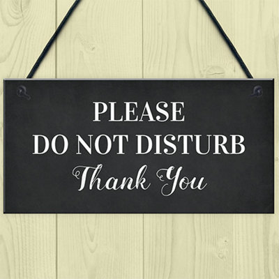 Do Not Disturb Thank You Door Sign Hotel Guest House Housekeeping Sign ...