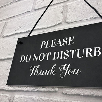 Do Not Disturb Thank You Door Sign Hotel Guest House Housekeeping Sign ...