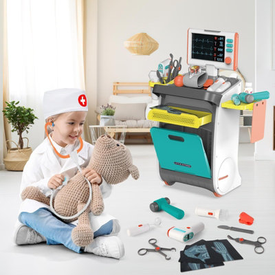 Doctor Kit for Toddlers, Kids Pretend Medical Station Set with Mobile ...