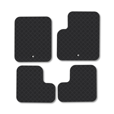 Dodge Caliber (2006-2012) Rubber Car Mats Heavy-Duty Tailored Fit with ...