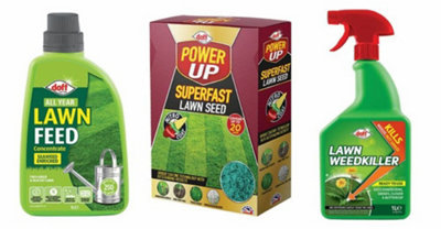 Doff Lawn Care Bundle Includes Three Products