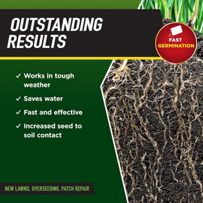 Doff NEW Power Up All Weather Lawn Seed with NITRO-COAT