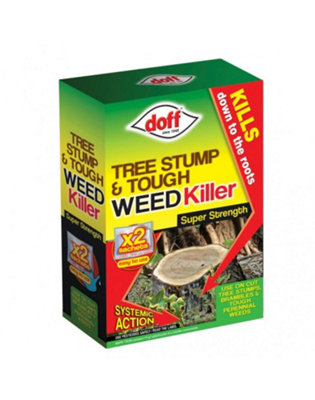 Doff Tree Stump & Tough Weedkiller - 2 Sachets