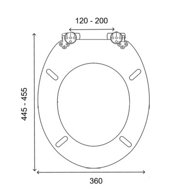 Dog Animal Novelty MDF Toilet Seat