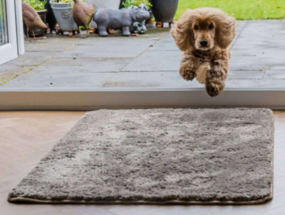Dog Big Softie Rug Taupe 67 x 100cm