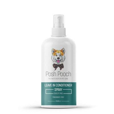 Dog Conditioner Leave in Spray, Fragrance Free 2 in 1 Moisturising ...