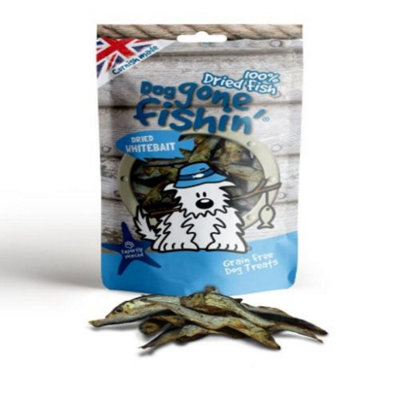 Dog Gone Fishin' Dried Whitebait 60g (Pack of 6)