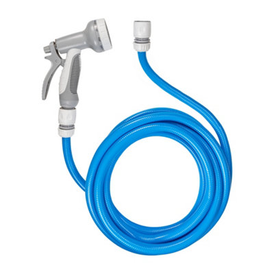 DOG SHOWER KIT COLD WATER - 5M HARDEN HOSE, 2 HOSE CONNECTORS, MULTI ...