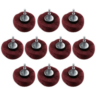 Dome Shaped Sanding Polishing Cleaning Mop 75mm Width 240 Grit 6mm ...