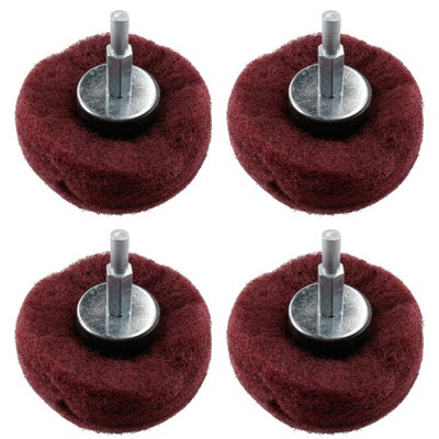 Dome Shaped Sanding Polishing Cleaning Mop 75mm Width 240 Grit 6mm ...