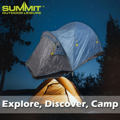 Dome Tent 2 Person Double Skin Taped seams, Built in groundsheet Indigo ...